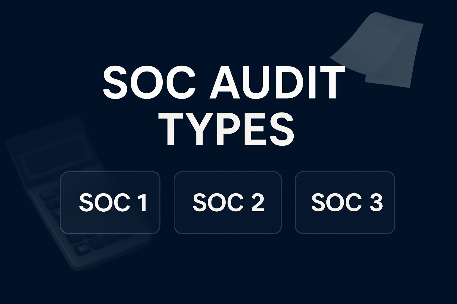 SOC Report Types Explained: Key Differences Between SOC 1, SOC 2, and ...